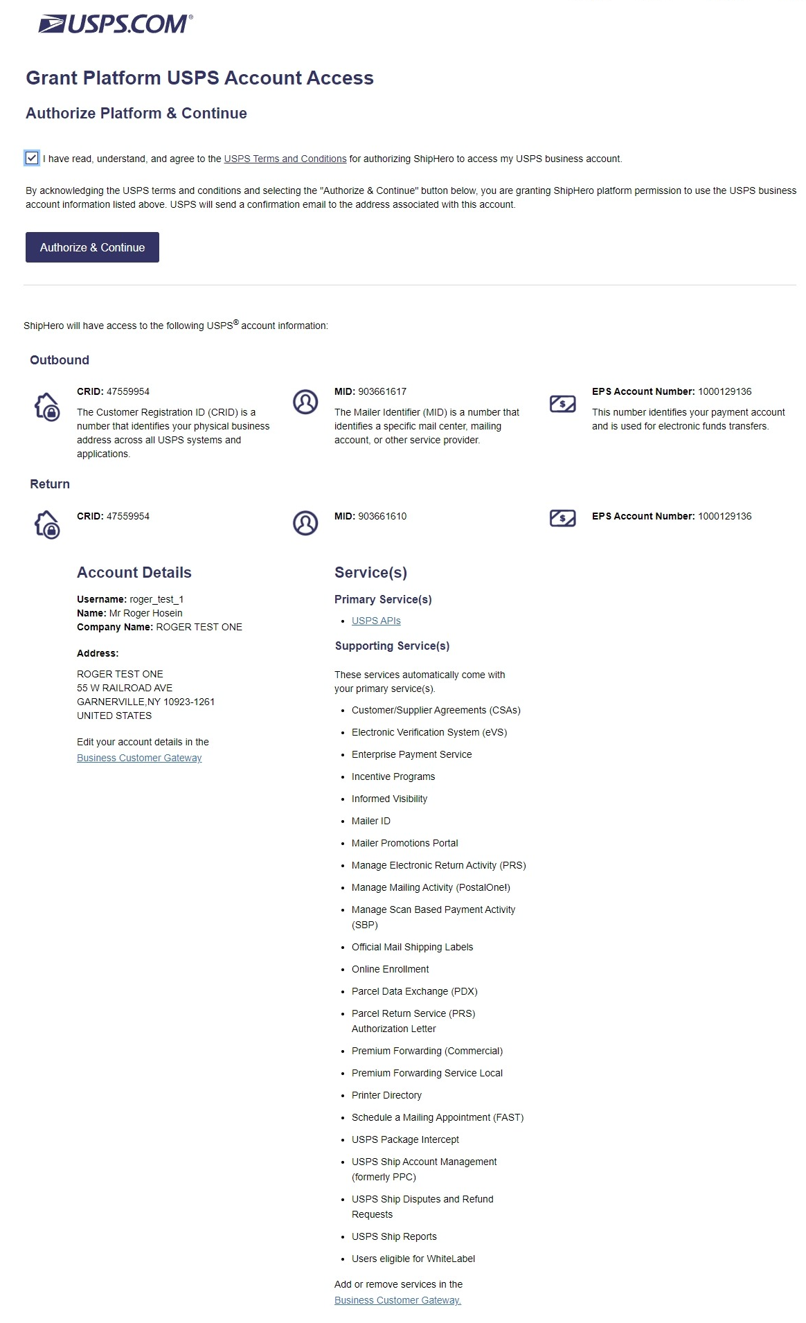 How to Setup and Connect Your USPS Modern Account to ShipHero – ShipHero